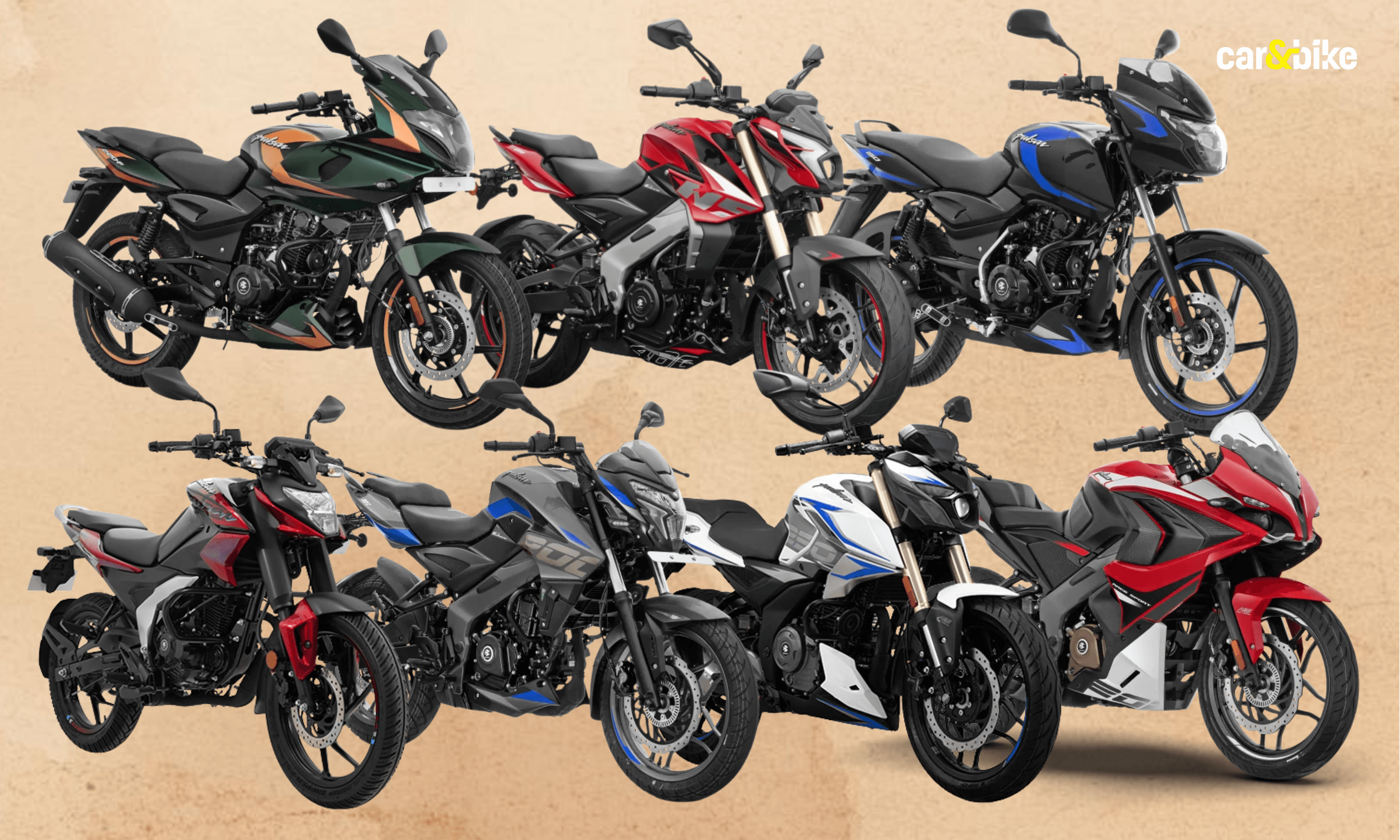 Bajaj Pulsar Family Decoded, All Options Listed