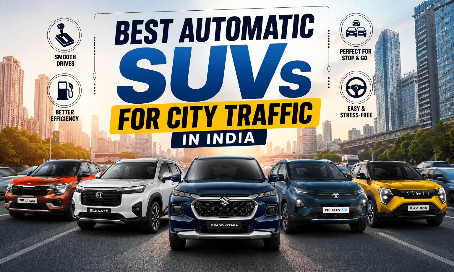 Best Automatic Suvs For City Traffic In India