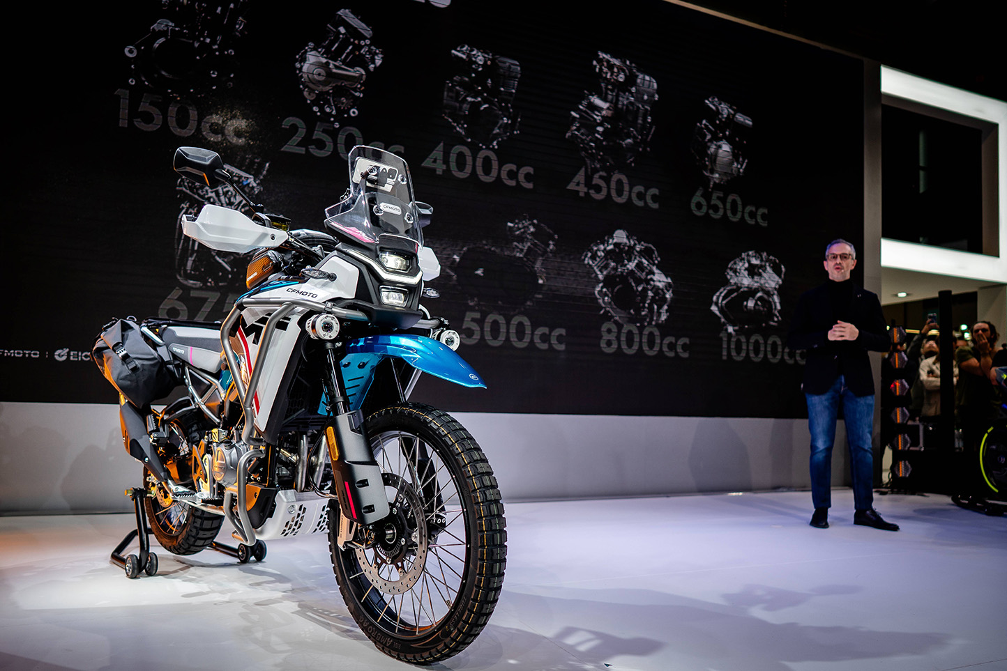 EICMA 2023 CFMoto 450 MT Adventure Motorcycle Revealed QRIX Auto EICMA 2023 CFMoto 450 MT Adventure Motorcycle Revealed QRIX Auto