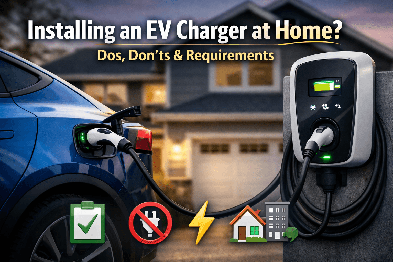 Installing An EV Charger At Home: Dos, Don’ts And Everything You Need ...