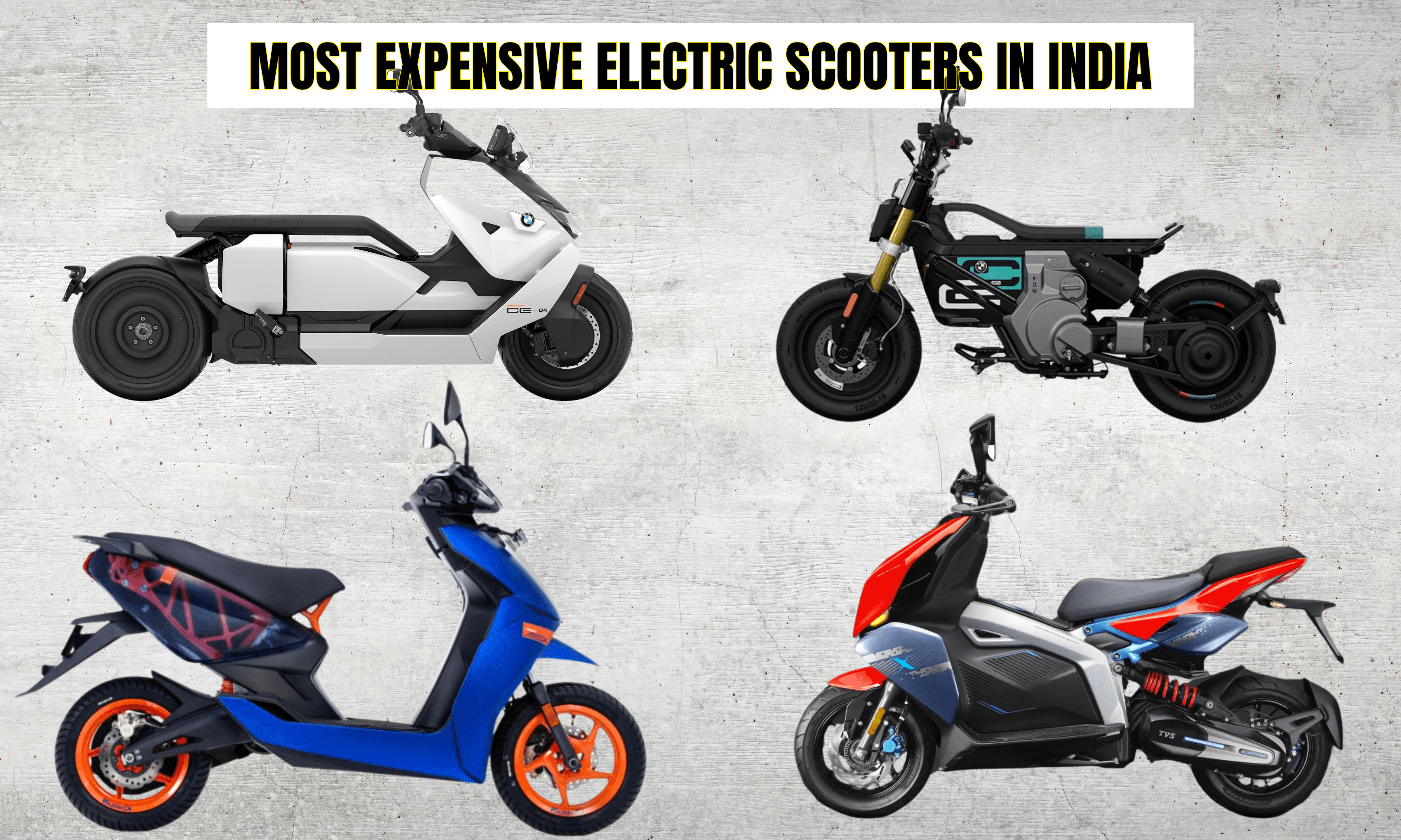 Top 5 Most Expensive Electric Scooters On Sale In India