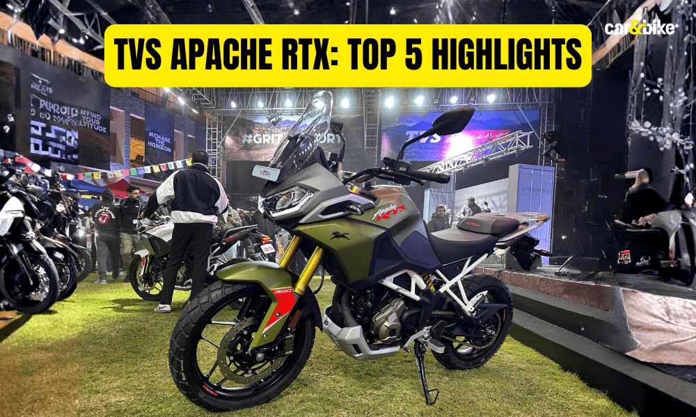 TVS Apache RTX: Top 5 Highlights