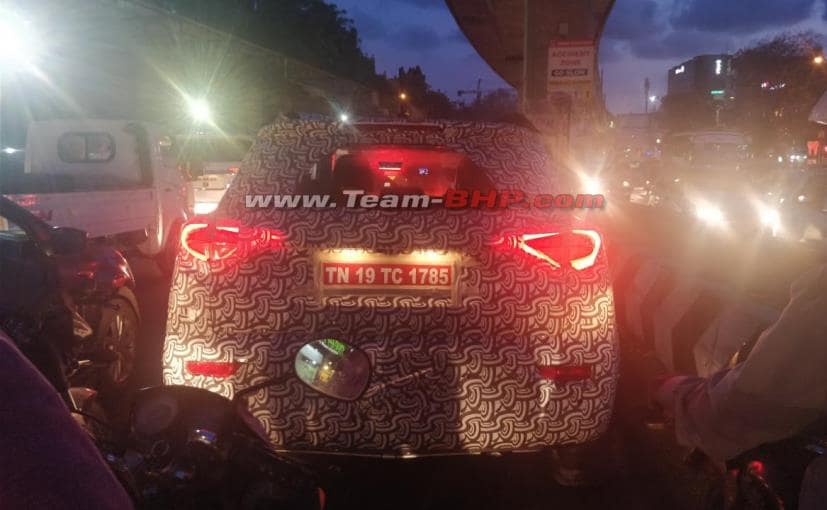 Mahindra S201 Spied Revealing Production-Spec Taillamps