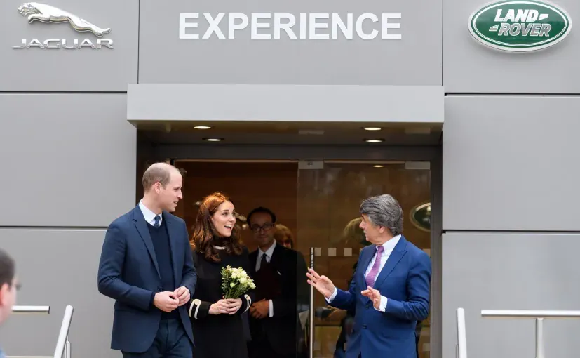 Royal Couple William And Kate Take A Tour Of Jaguar Land Rover's ...