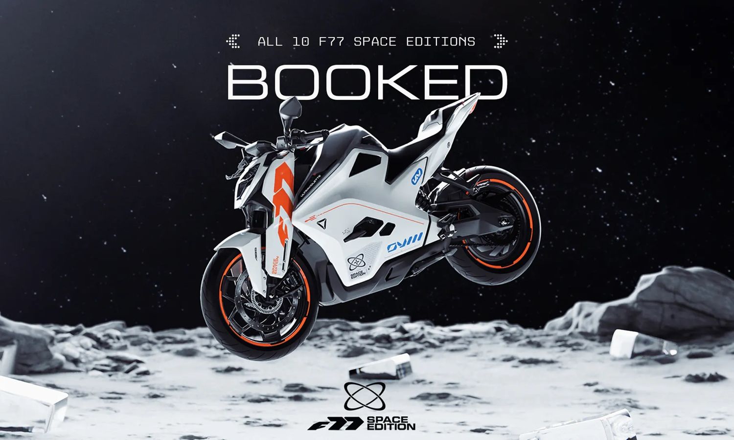 All 10 Units Of Ultraviolette F77 Space Edition Booked
