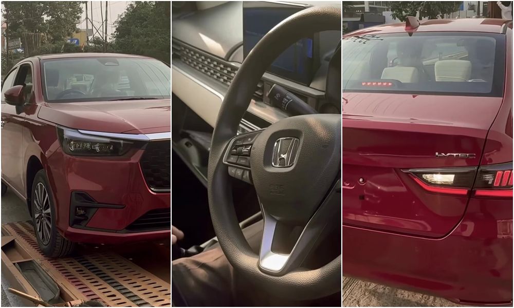 Third-Gen Honda Amaze Spotted Again In A New Colour Option