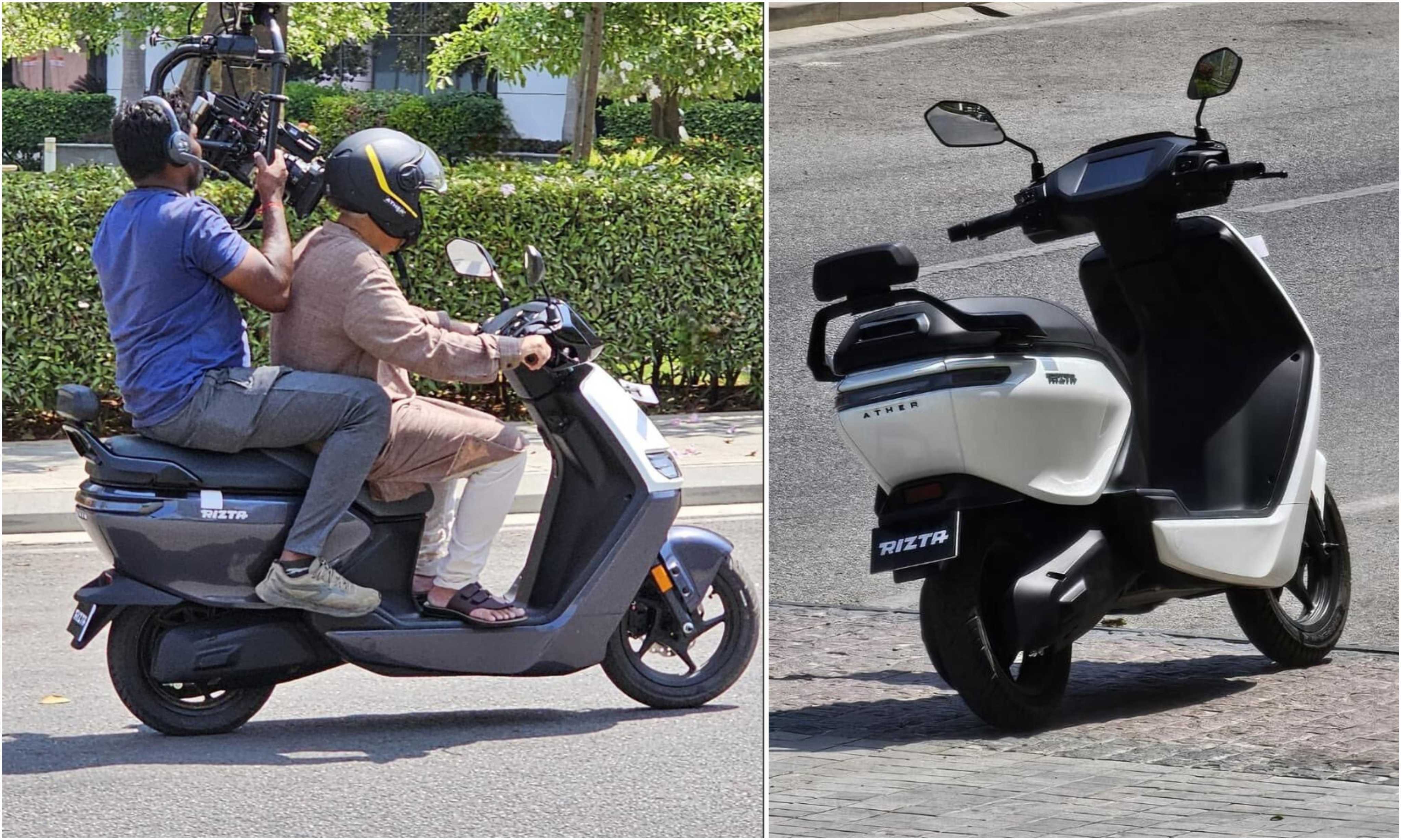 Ather Rizta E-Scooter Spotted Fully Undisguised Ahead Of April 6 Launch ...