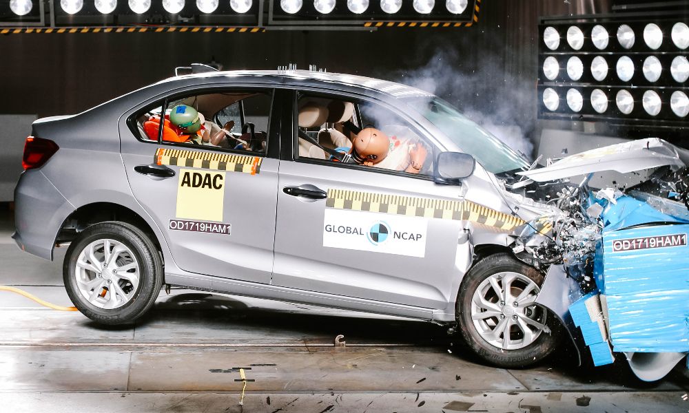 Honda Amaze Bags Two Stars In 2024 Global NCAP Crash Tests; Given 0 ...
