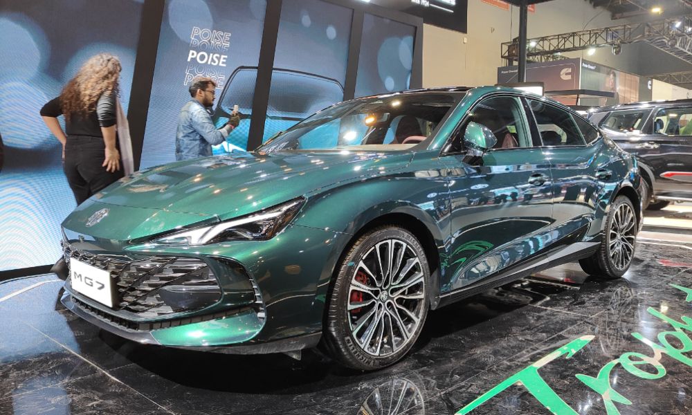 Bharat Mobility Global Expo 2025: MG 7 Trophy Four-Door Coupe Showcased In India - All About The ...