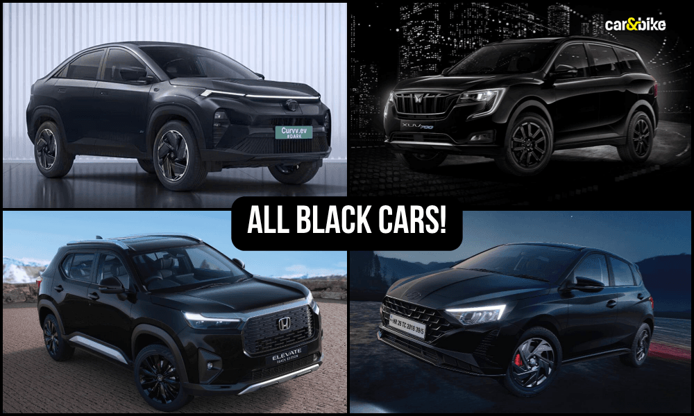 All Black Edition Cars In India Straight From Factory