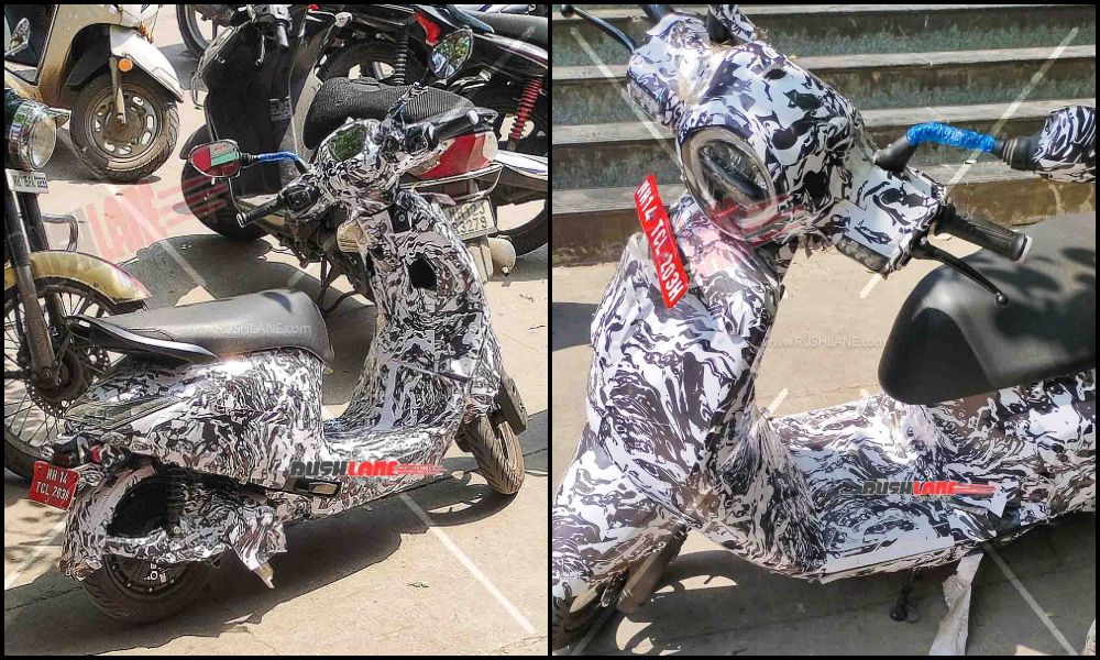 New Bajaj Chetak Spied With Hub Motor