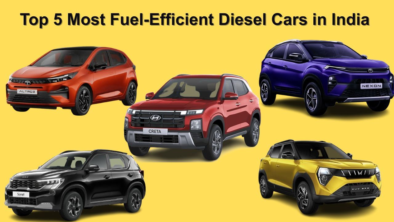 Top 5 Most Fuel-Efficient Diesel Cars in India