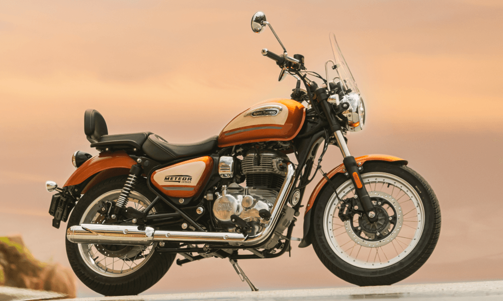 Royal Enfield Meteor 350 Sundowner Orange Launched: Gets Tubeless Spoke ...