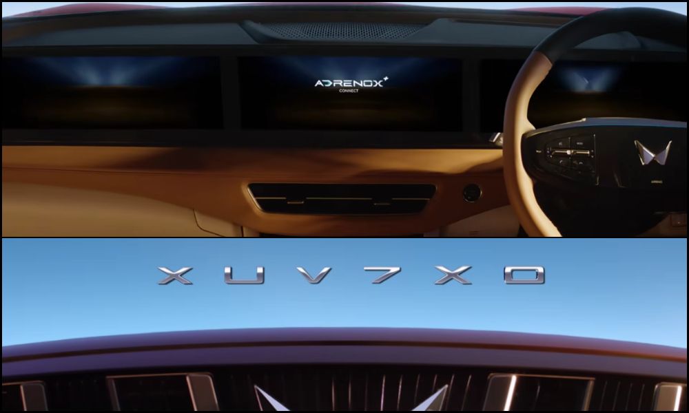 Mahindra XUV 7XO Interior Previewed Ahead Of Debut; Triple Screen ...
