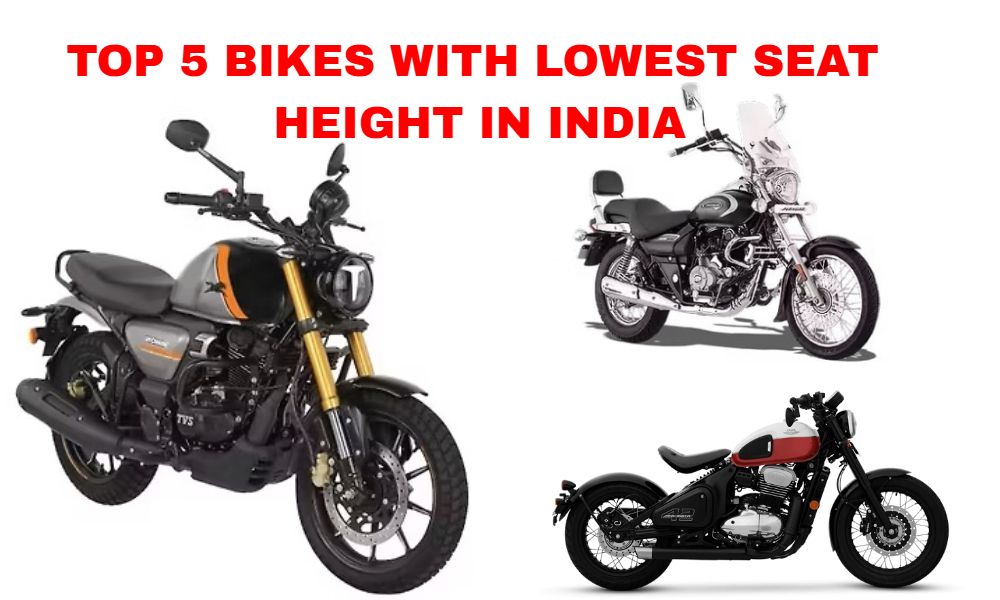 Top 5 Bikes With Lowest Seat Height In India