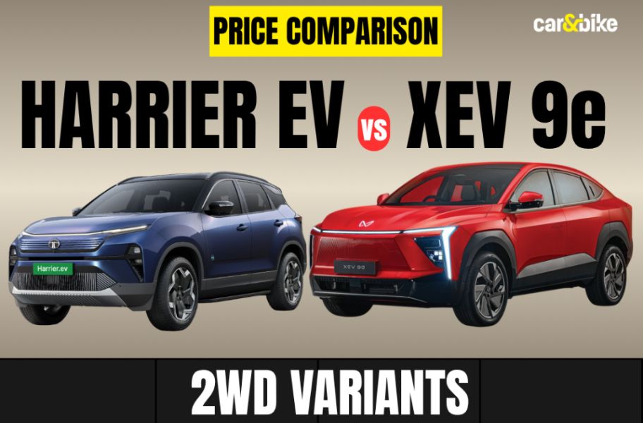 Tata Harrier EV RWD vs Mahindra XEV 9e: Price Comparison
