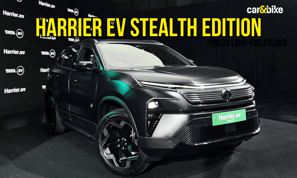 Tata Harrier EV Stealth Edition Launched: Prices Start At Rs 28.24 Lakh