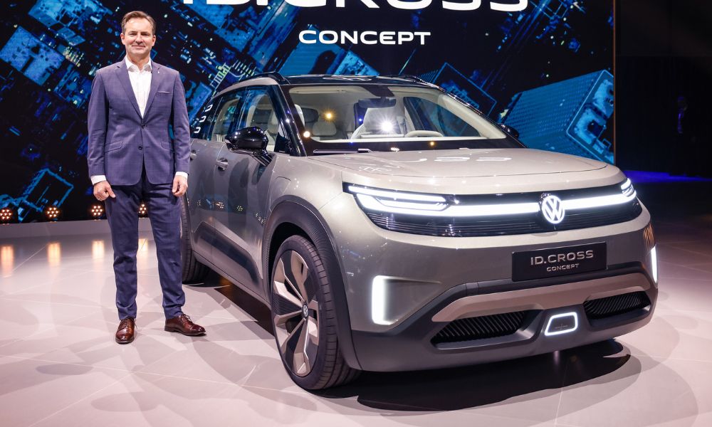 IAA 2025: Volkswagen ID.Cross Concept Previews Taigun-Sized Electric SUV