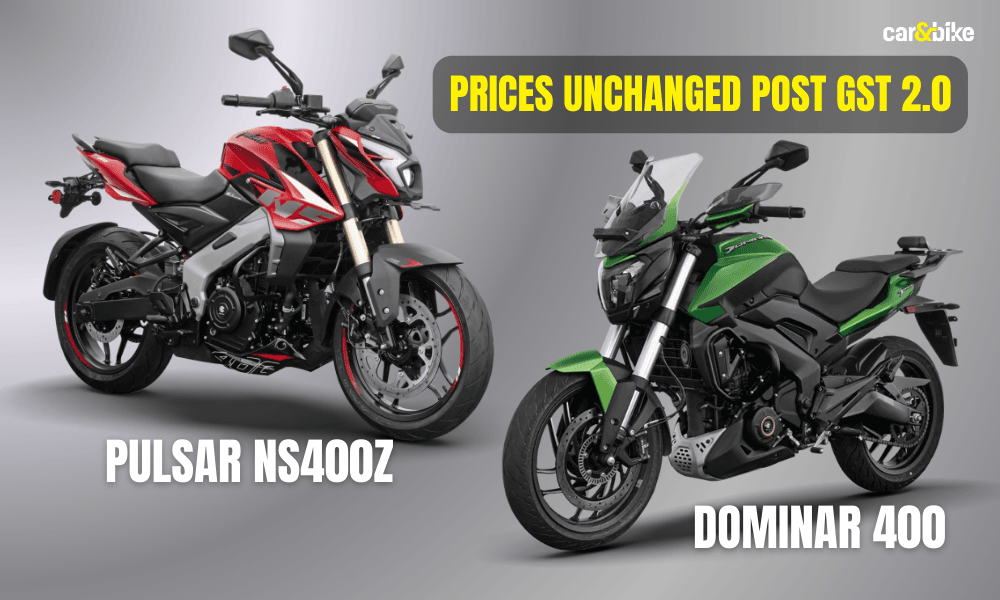 Bajaj Pulsar NS400, Dominar 400 Prices Remain Unchanged Post GST Hike