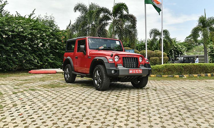 Mahindra Thar On Durt Track
