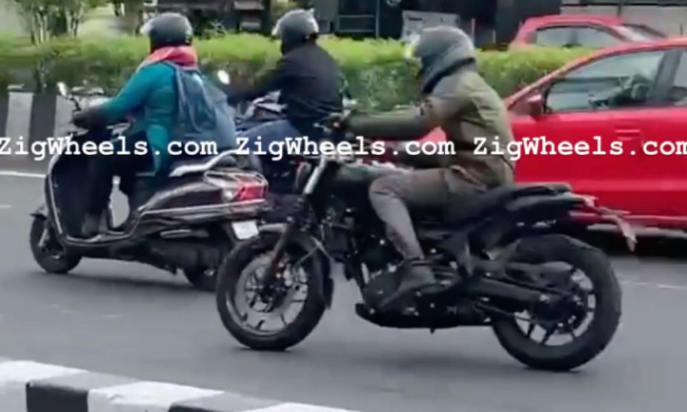 Upcoming Royal Enfield Scram 450 Spotted Testing For The First Time