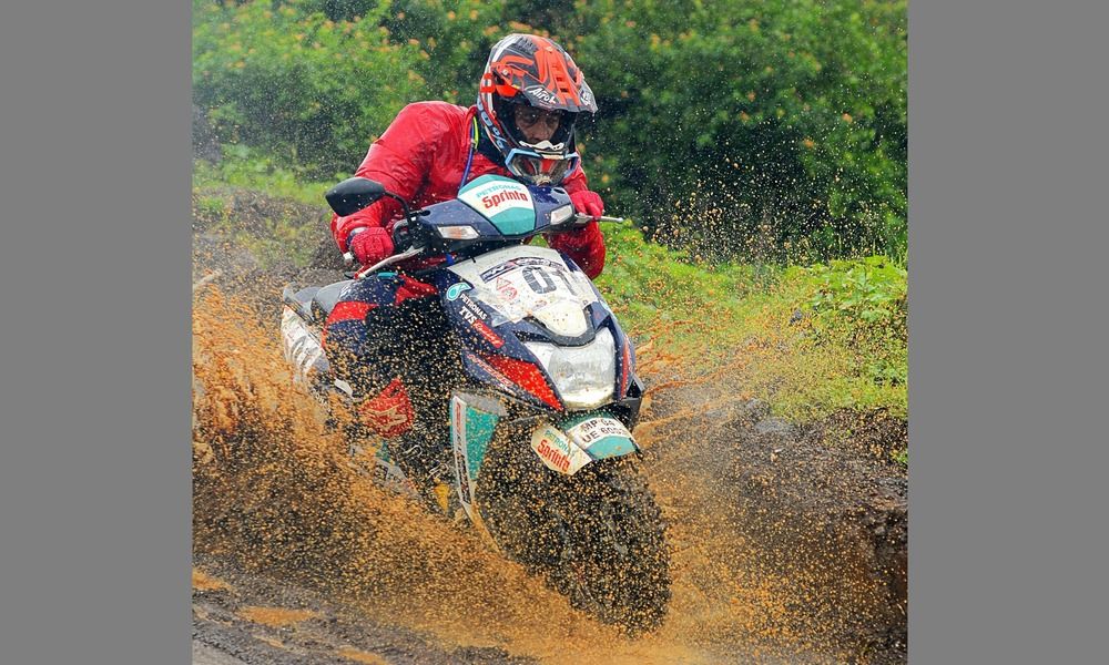 Petronas TVS Racing’s Syed Asif Ali Wins Nashik Monsoon Scooter Rally 2022
