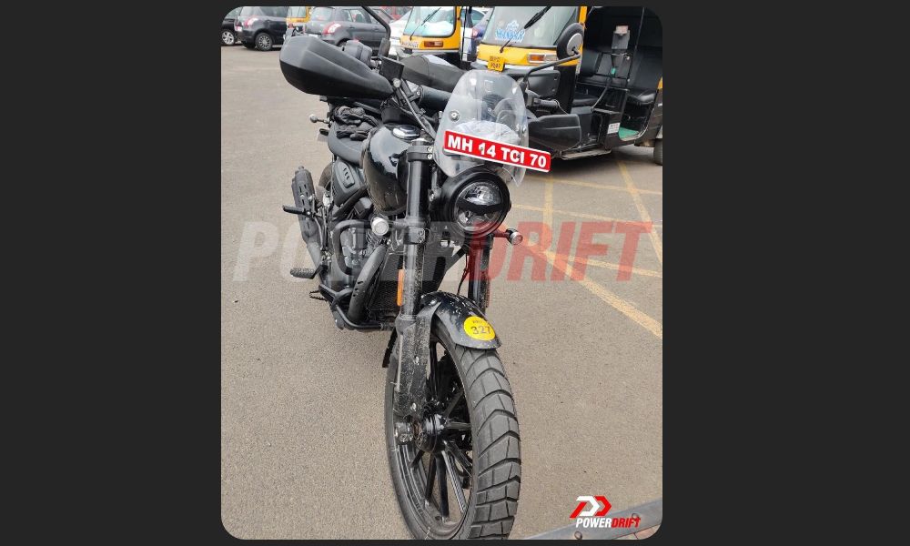 Upcoming Triumph-Bajaj Motorcycle Spotted On Test In India