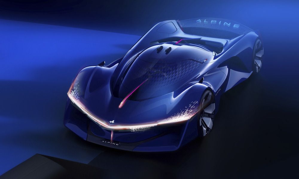 Alpine Alpenglow Concept Is A Streamlined Hydrogen Combustion Track Car