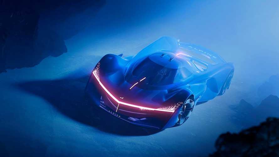 Alpine Alpenglow Concept With Hydrogen Engine Debuts