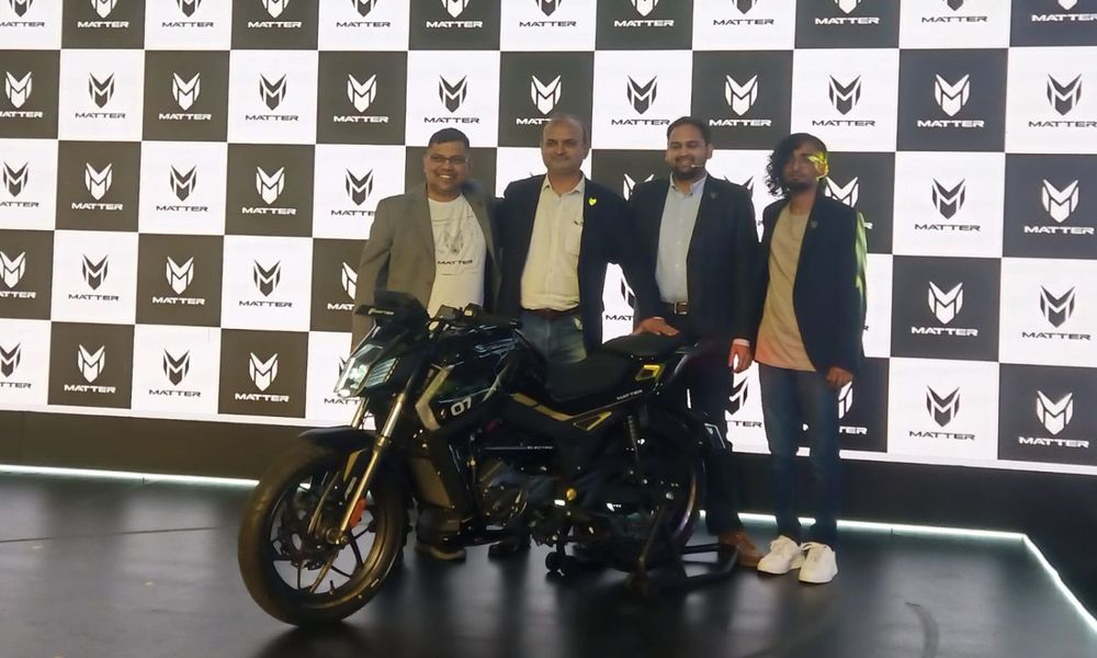 Matter Unveils Its First Electric Motorcycle With A Manual Gearbox