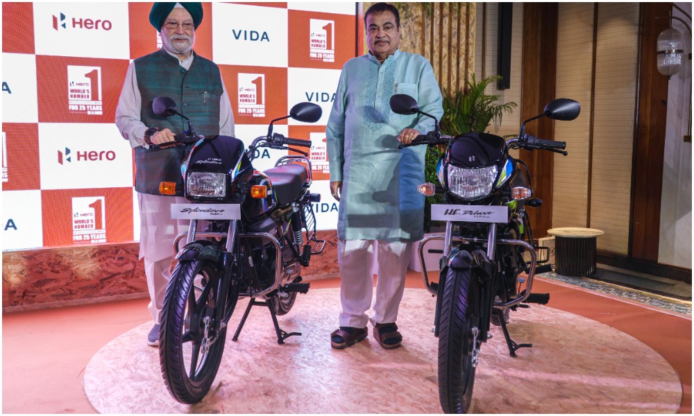 Hero Splendor Plus Flex Fuel, HF Deluxe Flex Fuel Launched In Delhi And ...