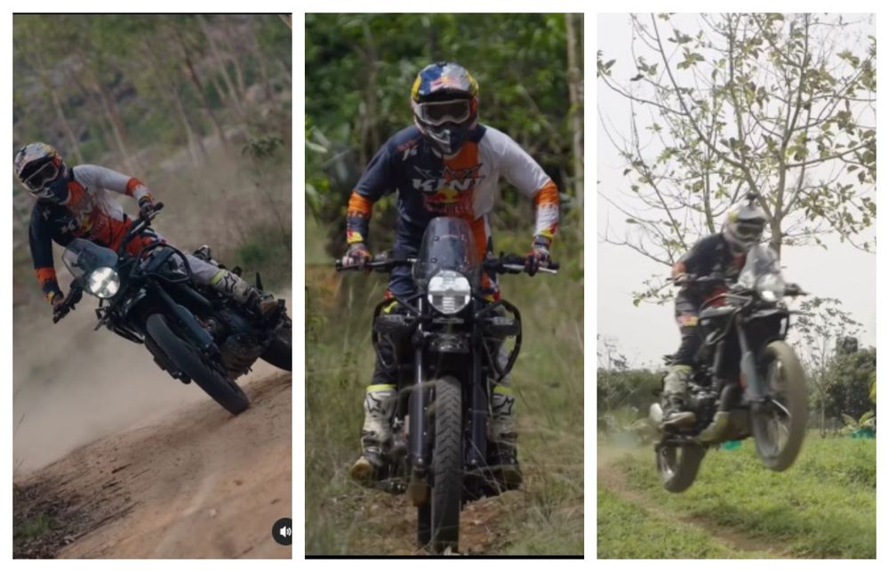 CS Santosh Hoons Around On The Upcoming Royal Enfield Himalayan 450